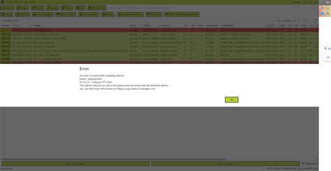 error when analyzing a demo · issue 514 · akiver cs demo manager · github