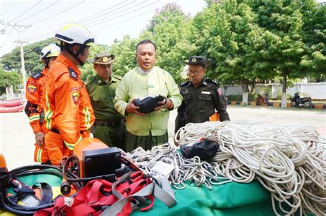 ရခိုင်ပြည်နယ် မောင်တောမြို့၌ ခရိုင်စီမံအုပ်ချုပ်ရေးအဖွဲ့ဉက္ကဋ္ဌ သဘာဝဘေးအပေါ် အချိန်နှင့်တစ်ပ