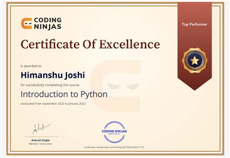 Himanshu Joshi On Linkedin Python Codingninja