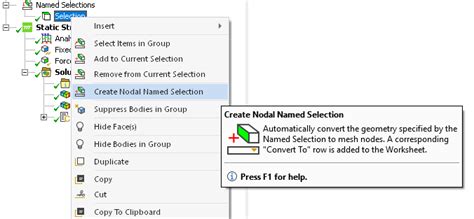 Nodes On A Surface How To Count And Select In Ansys Fea Tips