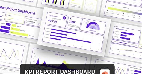 Kpi Report Dashboard Incl Dashboard And Chart Envato