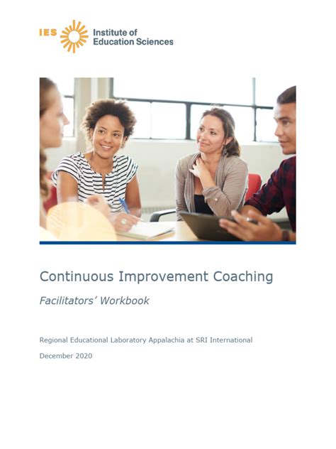 Continuous Improvement Coaching Facilitator Workbook Acc Pdf Teachers Learning