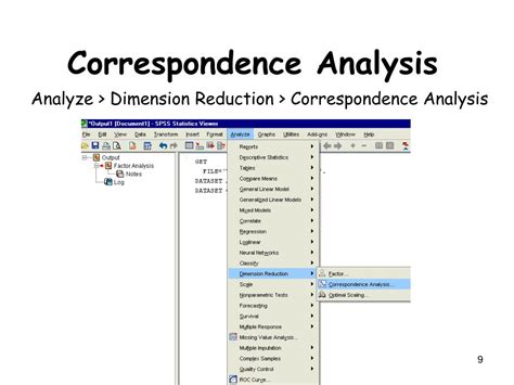 Ppt Correspondence Analysis Powerpoint Presentation Free Download