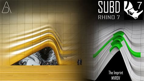 Subd Rhino Tutorial Architecture The Imprint Mvrdv Youtube