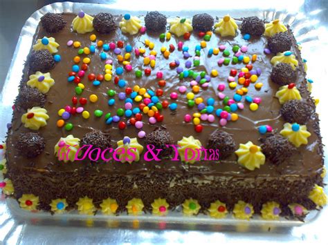 Gi Doces E Tortas Bolo De Negrinho Com Branquinho