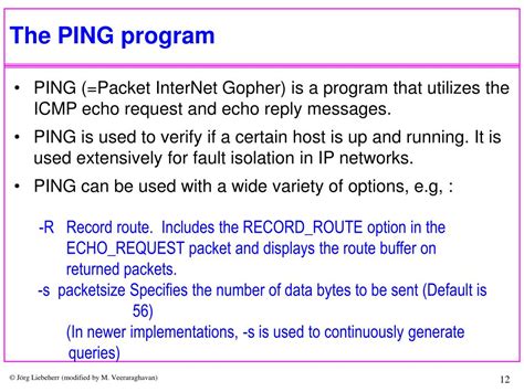 PPT ICMP A Helper Protocol To IP PowerPoint Presentation Free Download ID