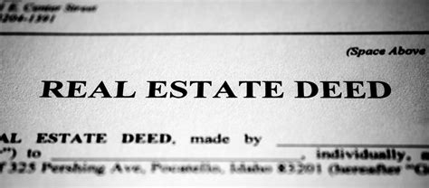 What Types Of Deeds Are There Real Estate Lawyer Hamburg NY