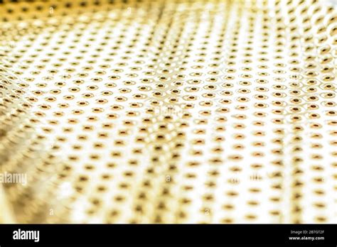 Texture Of Golden Metallic Surface As Background Materials And Interior Design Concept Stock