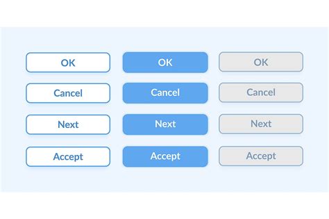option buttons ui elements kit masterbundles