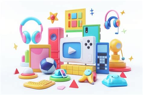 Premium Photo Realistic 3d Render Of Tech Devices On White Background