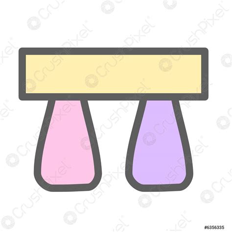 Pastel Pot Table Flat Stock Vector 6356335 Crushpixel