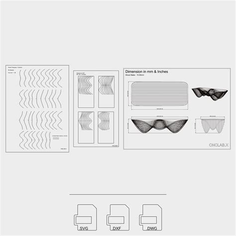 Evo Coffee Table Router Cut Files Cnc Files For Cutting Vector Files Dxf Dwg Svg Pdf Etsy