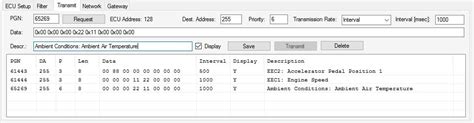 Simulating Sae J1939 Pgns Used By Truck And Bus Fms Fleet Management System Standard Copperhill