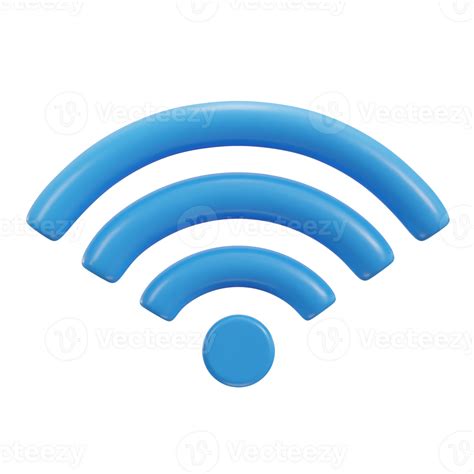 3d Wifi Wireless Network Icon 30773012 Png