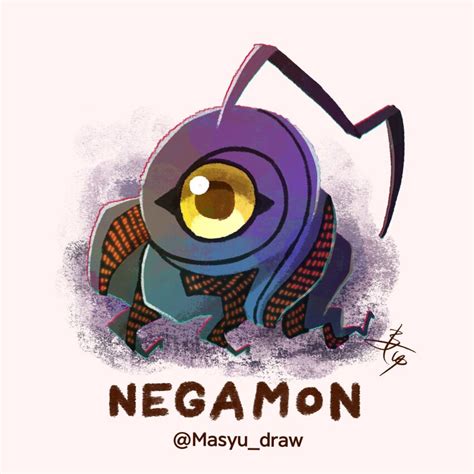 Negamon Digimon Highres Antennae Digimon Creature Solo