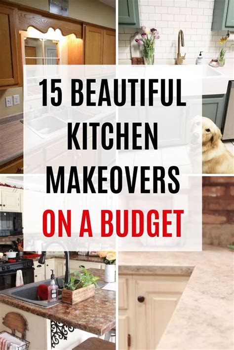 15 Budget Friendly Diy Kitchen Makeovers
