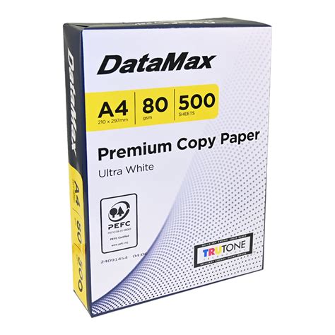 DataMax Premium Copy Paper Ultra White A4 80GSM 500 Sheets Theodist