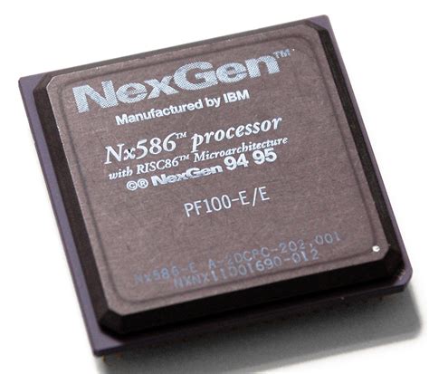 Nexgen Nx586 Cpu Museum Museum Of Microprocessors And Die Photography
