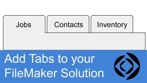 Filemaker Basic Tip Using A Tab Control To Make More Room Youtube