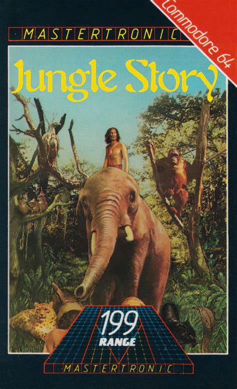 Jungle Story C64 Game Front Cover Scan