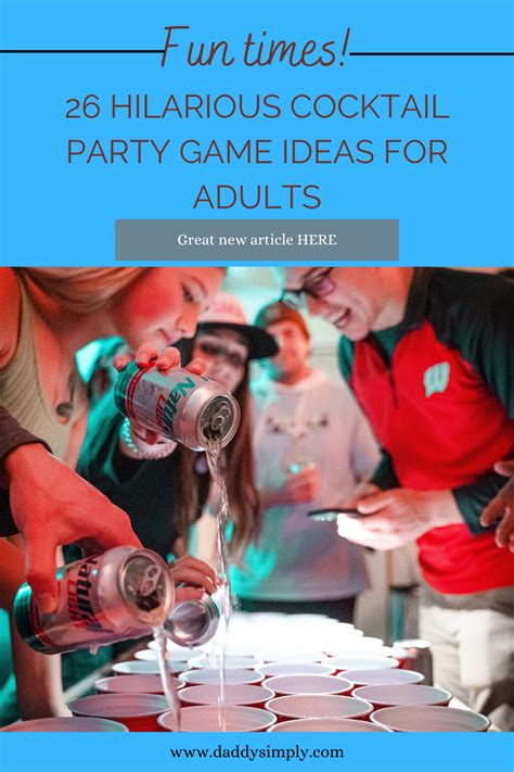 26 Hilarious Cocktail Party Game Ideas For Adults Party Games Adult Party Games Party