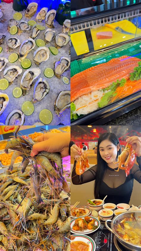 ប៊ូសហ្វេម្នាក់ 15 80 ញាំគ្រឿងសមុទ្រ សាលម៉ុន អយស្ទ័រ