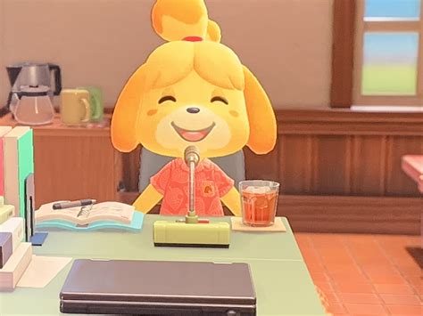 Isabelle Is Feeling The Heat So A Breezy Nook Shirt And B Unidentifiable Chilled Liquid In A