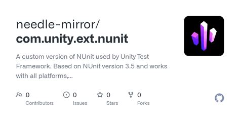 Github Needle Mirror Unity Ext Nunit A Custom Version Of Nunit Used By Unity Test