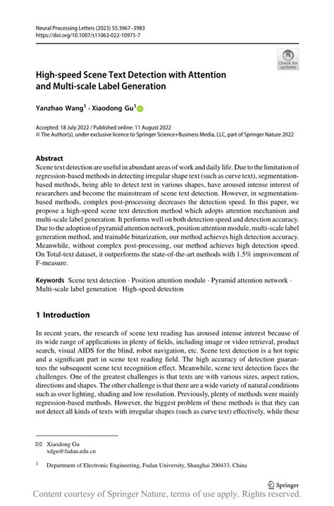 High Speed Scene Text Detection With Attention And Multi Scale Label