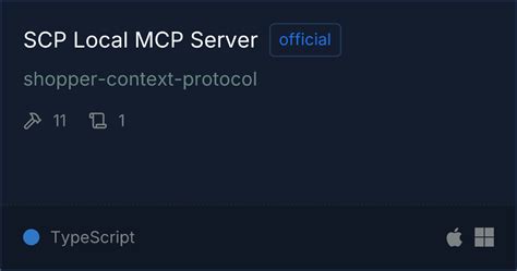 Scpgetoffers Scp Local Mcp Server Glama