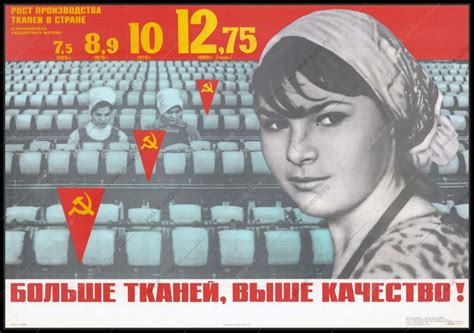 Купить Плакат СССР легкая промышленность купить в Галерее советского ...
