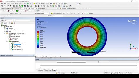 Ansys Workbench Steady State Thermal 2d Heat Transfer Problem Part 3 Youtube