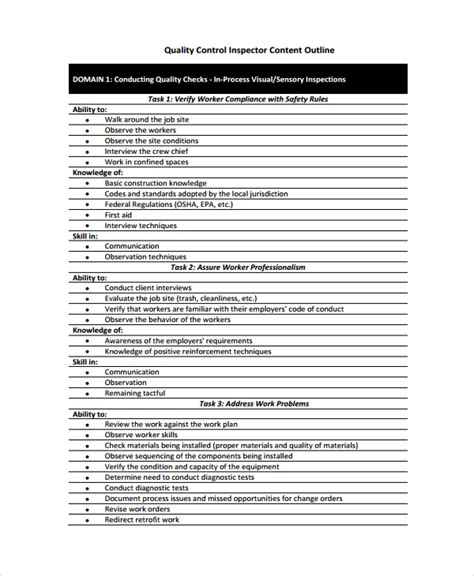 FREE 8 Sample Job Task Analysis Templates In PDF MS Word Google Docs Pages