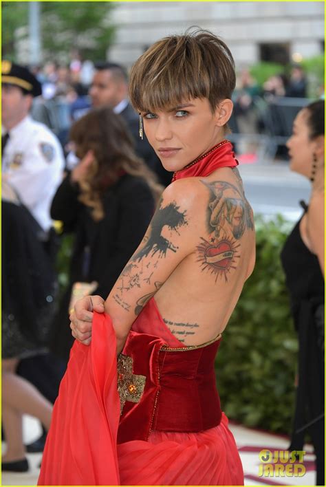 Ruby Rose Shows Off Her Tattoos At Met Gala 2018 Photo 4078992