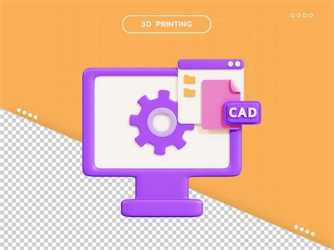Premium Psd Cad Software 3d Icon Premium Psd Cad Software 3d Icon