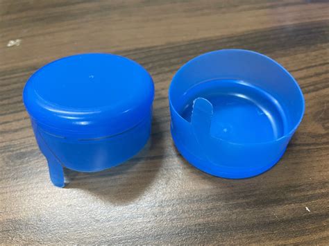 ฝาถังน้ำ 18 9 ลิตร แบบฉีก ฝากด สีฟ้า 100 ชิ้นแพค ซีพี พลาสติก Thaipick