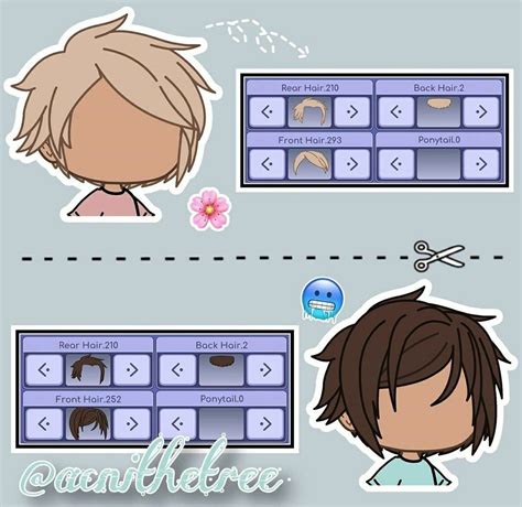 Прически гача клуб для мальчиков Zefirka Club фото и картинки