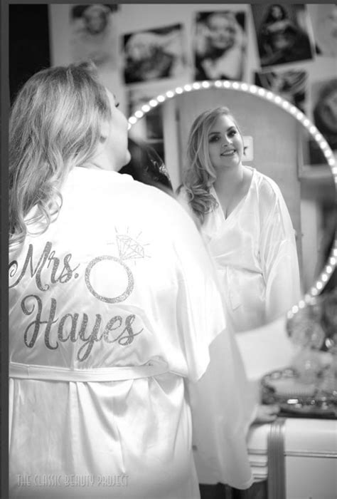 Bride Robe Satin Plus Size Bride Tribe Robes Bridal Party Robes Personalized Robes For Bridal
