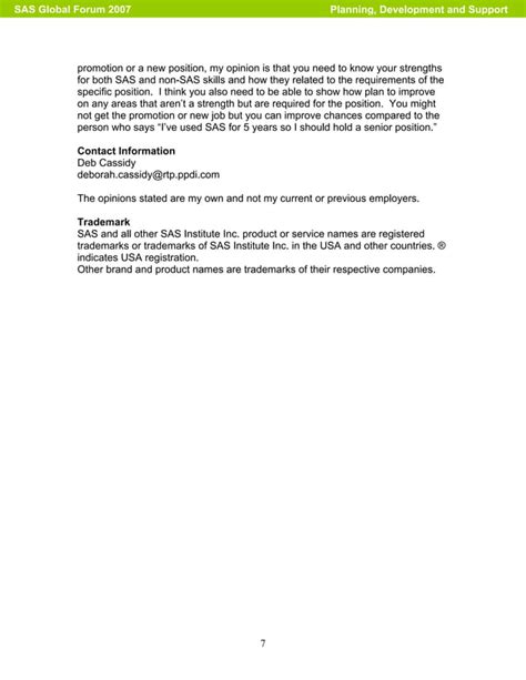 Senior Sas Programmer Pdf