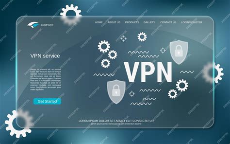 Premium Vector Vpn Service Vector Concept Illustration