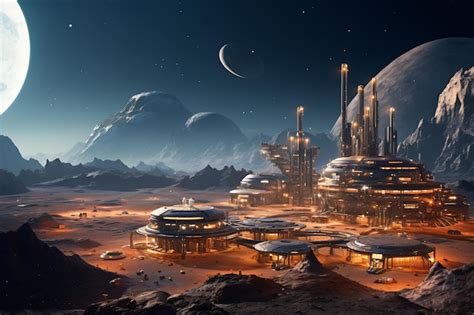 Premium Photo Future Of Space Exploration From Colonization
