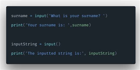 Python Get Input From User Rdevto