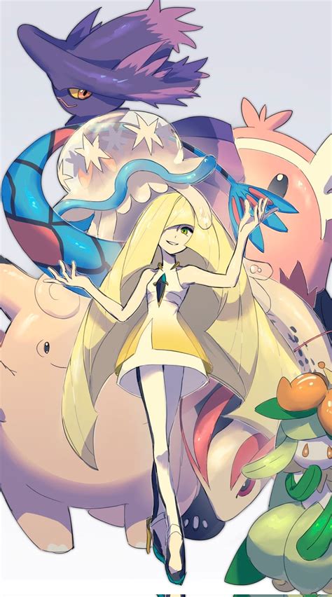 Lusamine Milotic Mismagius Lilligant Nihilego And More Pokemon And More Drawn By