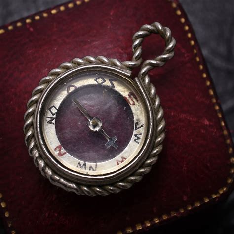 Victorian Miniature Compass Pendant Butter Lane Antiques