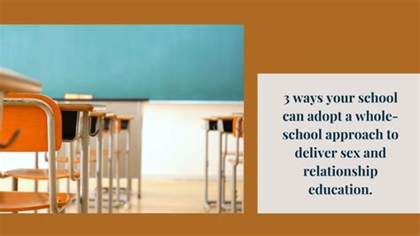 3 Ways Your School Can Adopt A Whole School Approach For Sex