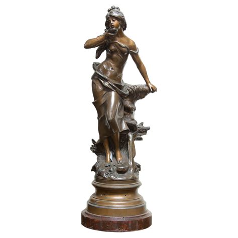 Daprès Auguste Poitevin Sculpture En Fonte Française Dun Cavalier