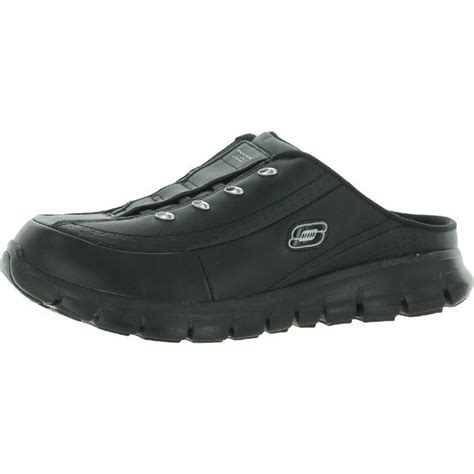 Skechers Shoes Skechers Womens Synergyelite Glam Black Leather