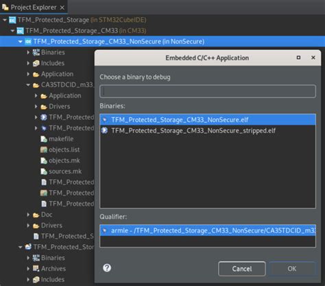 How To Build And Debug Secure Project On Cortex M33 Coprocessor In Stm32cubeide Stm32mpu