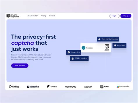 Privacy First Captcha Hero Design By Ira Bergen 🇺🇦 On Dribbble