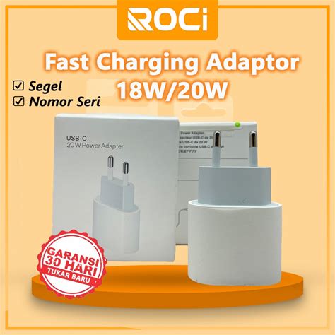 Jual ADAPTOR IPN 18 Watt 20 Watt FAST CHARGING USB C To LIGHTNING CHARGER IPN Adapter IPN